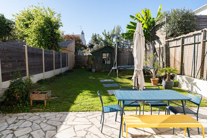 Maison Cosy Familiale Saint Augustin - 5 Min Tram - Mérignac