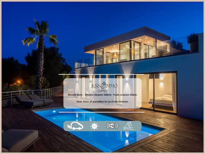 Suite ÎLe De Beauté • Luxe & Vue Piscine • 2 Pers - Cogolin