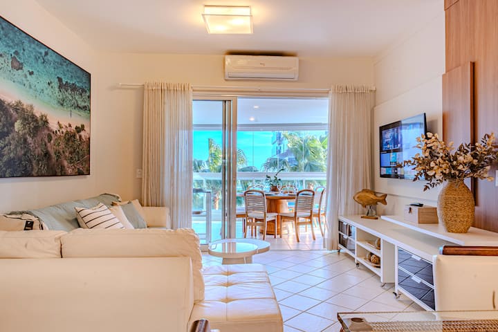 50m Praia, Vista Mar, Beach Tênis E Pisc.aquecida - Bertioga