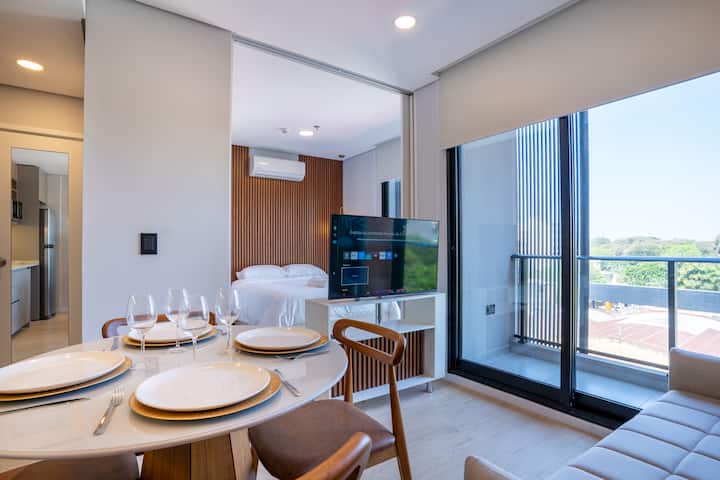 1 Dormitorio Y Cochera En Pleno Eje Financiero - Asunción