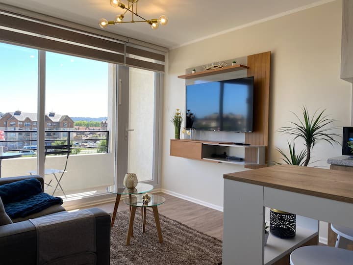 Depto. Nuevo Increible Vista A Pasos Casino Mds - Concepción, Chile