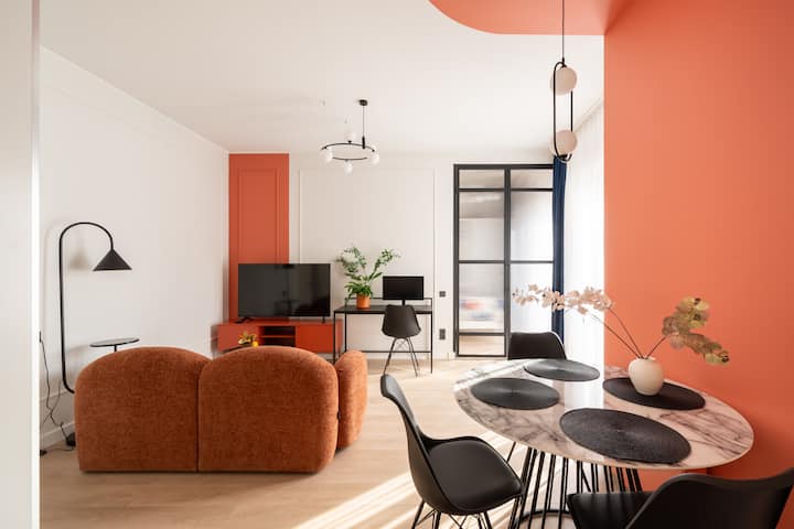 Old Town Flat/freeparking/tv/work Desk/ac/security - Riga