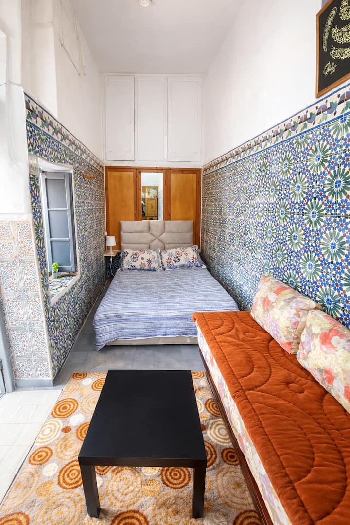 Chambre Privée2|maison Traditionnelle|coeur Medina - Rabat