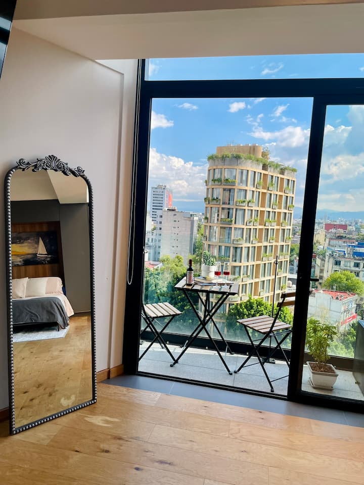 Loft Jh - Gym-business Center-piscina / La Roma - México