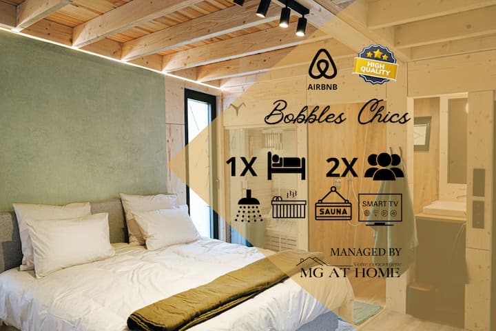 Bobble Chic Green - Center Mons - Spa & Sauna - Mons