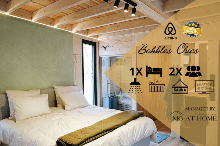 Bobble Chic Green - Center Mons - Spa & Sauna - Mons