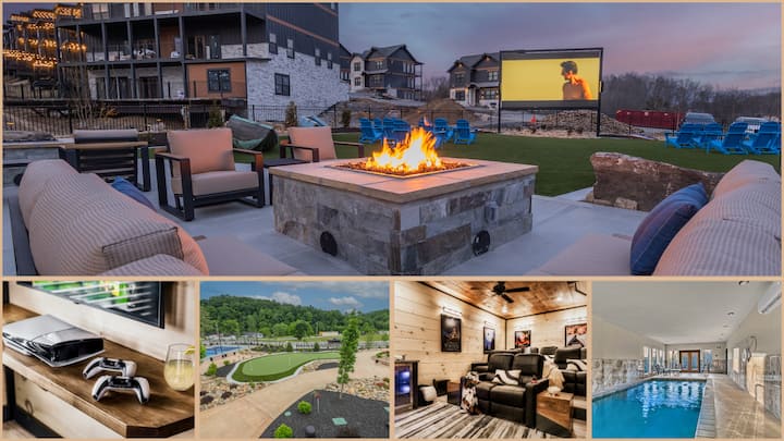 5br Resort Cabin~ Pool-water Park-hot Tub-theater - Pigeon Forge, TN