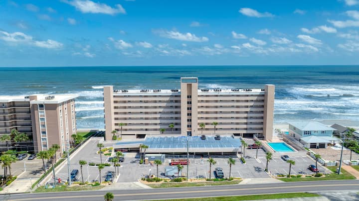 Ponce Inlet Oceanfront Getaway | Pool & Balcony - Ponce Inlet, FL