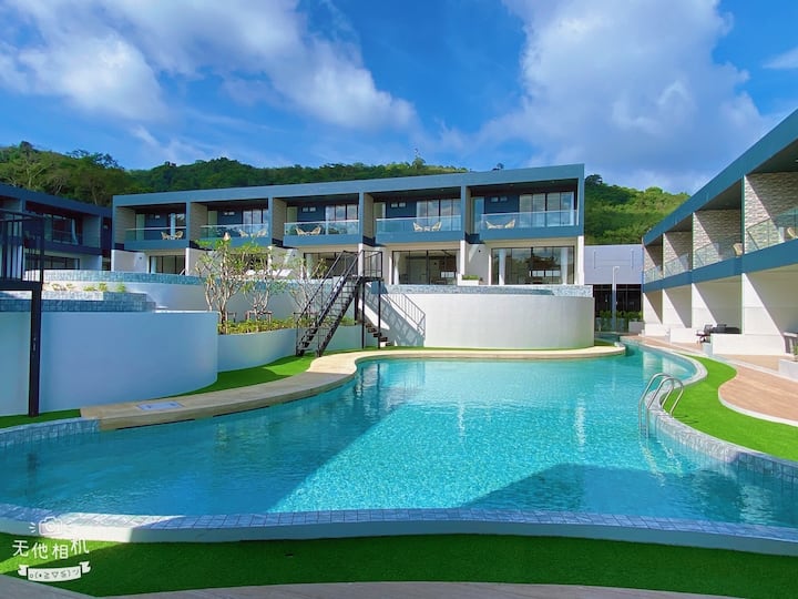 Modern Cozy House 2br 3bath Pool View Free Shuttle - Thailand