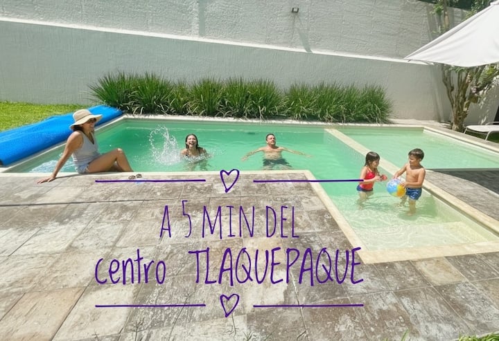 Residencia Moderna Con Alberca Privada Y Terraza - Tlaquepaque