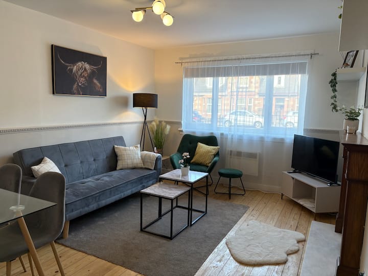 Modern Apartment In Glasgow West End, Free Parking - Aéroport de Glasgow (GLA)