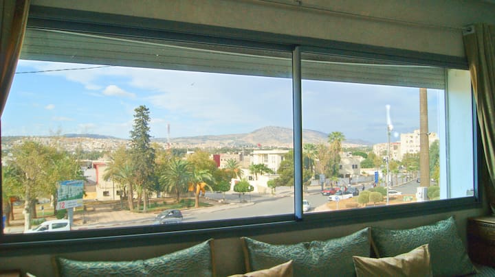 3br City Center Apartment+view–2 Min Train Station - Fes