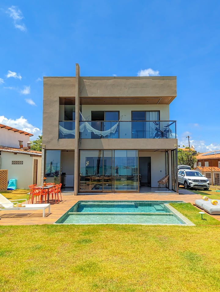 Casa Nova Beira Mar Em Frente Ao Caminho De Moisés - Maragogi