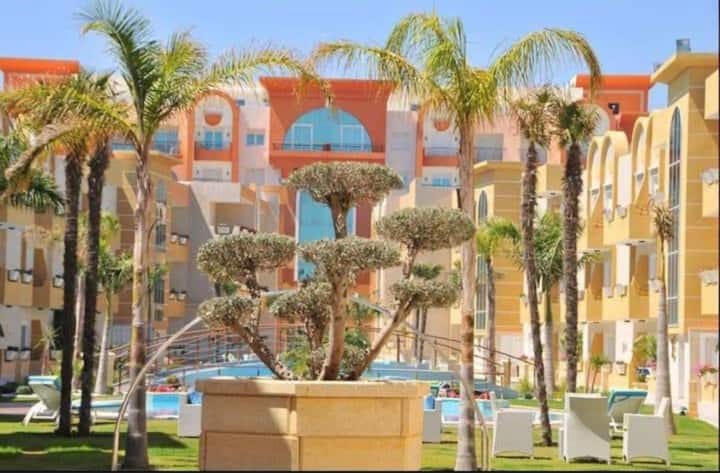 Appartement S1 Cosy, Cadre Tropical Piscine Et Mer - Tunisia