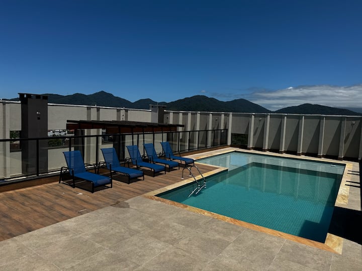 Studio 115 Matira Com Piscina - Ubatuba