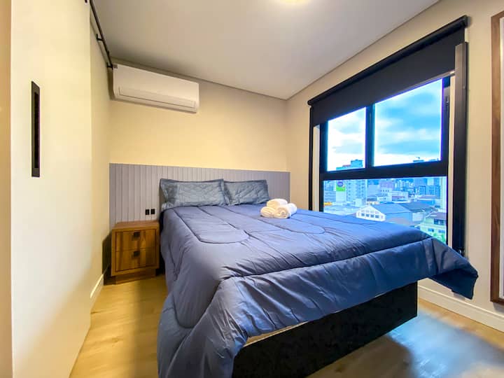 Apê Contemporâneo E Refinado 4p Piscina Vaga Wifi - Blumenau