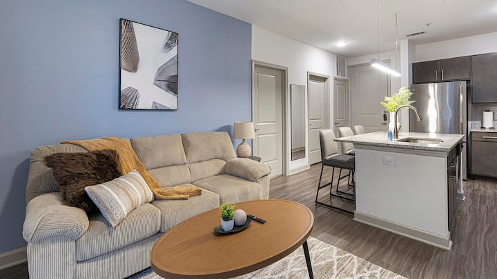 Landing | Modern 2bd, Gym, Yoga Studio - Grand Prairie, TX