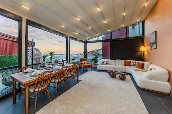 ÖZel Teras@4br/4banyo Muhteşem Deniz Manzarası - İstanbul