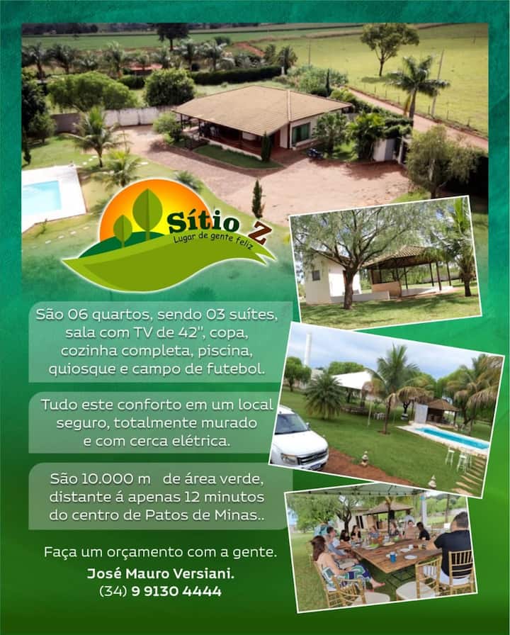Sítio Z, Lugar De Gente Feliz! - Patos de Minas