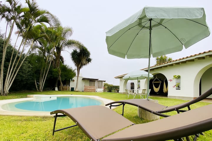 Villa Gabita · Naturaleza Y Piscina Privada - Quilmaná