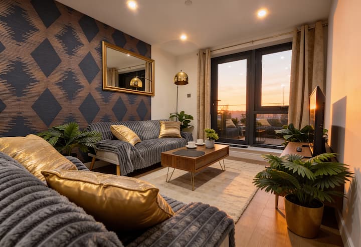 2bath 2bed Apartment, Terrace, City Center, Wifi - Leeds