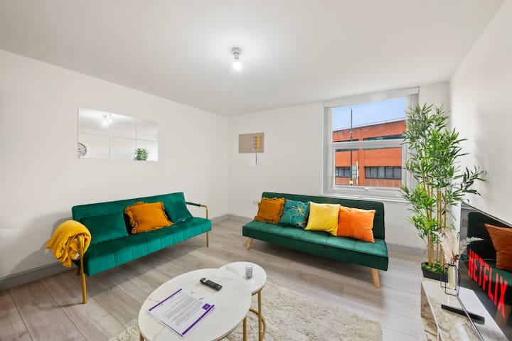 2 Bed 1.5 Bathroom Sleeps 6 Central Reading Wifi - Reading