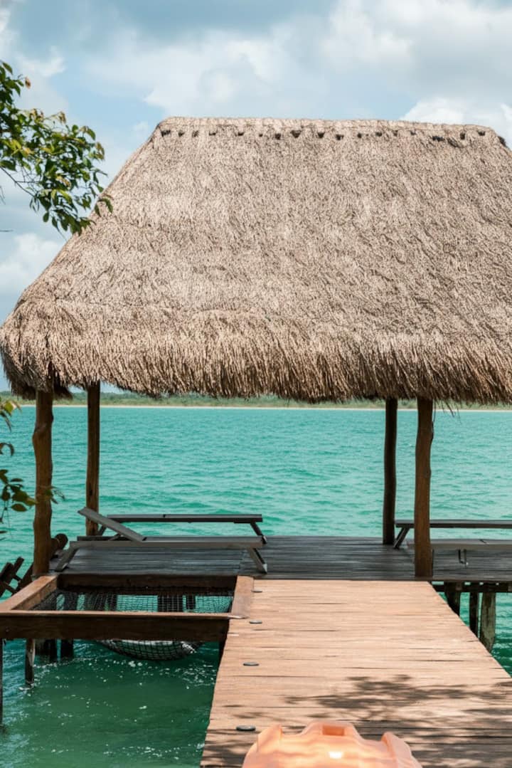 Casa Anna · Laguna, Muelle Privado Y Jacuzzi - Bacalar