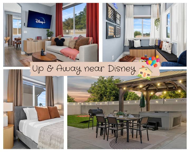 Up&away ~ Hot Tub, Projector, & Games! Near Disney - Cypress, CA