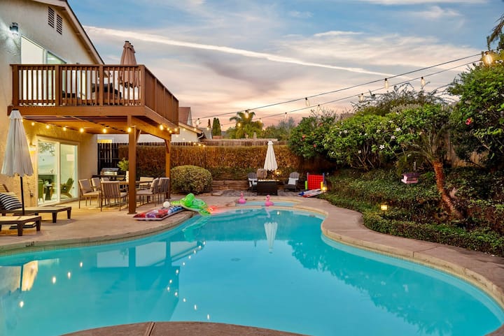 Lush Escape With A Touch Of Lux •Heated Pool Spa - San Diego, CA