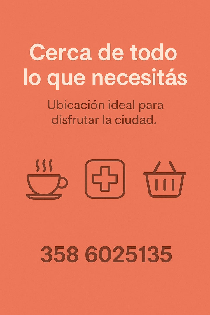 Espacio Cómodo Para Estadías Cortas. - Río Cuarto