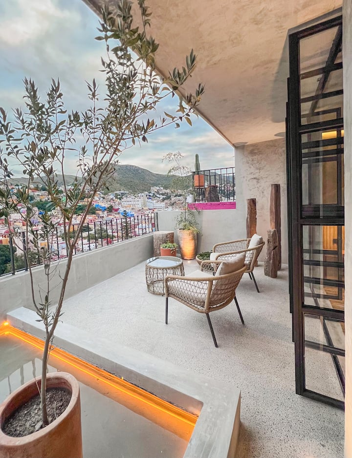 .又Wabi Pent-house 又 Las Mejores Vistas! - 과나후아토