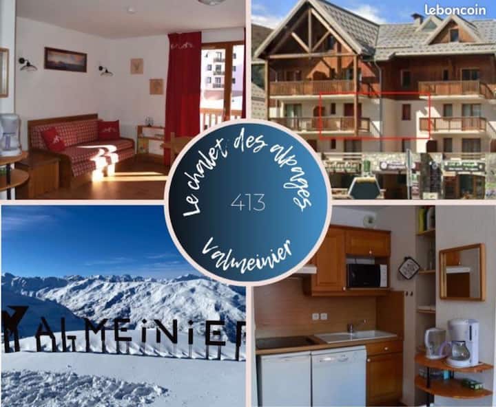 Appartement 6 Personnes Valmeinier 1800 Centre - Montricher-Albanne