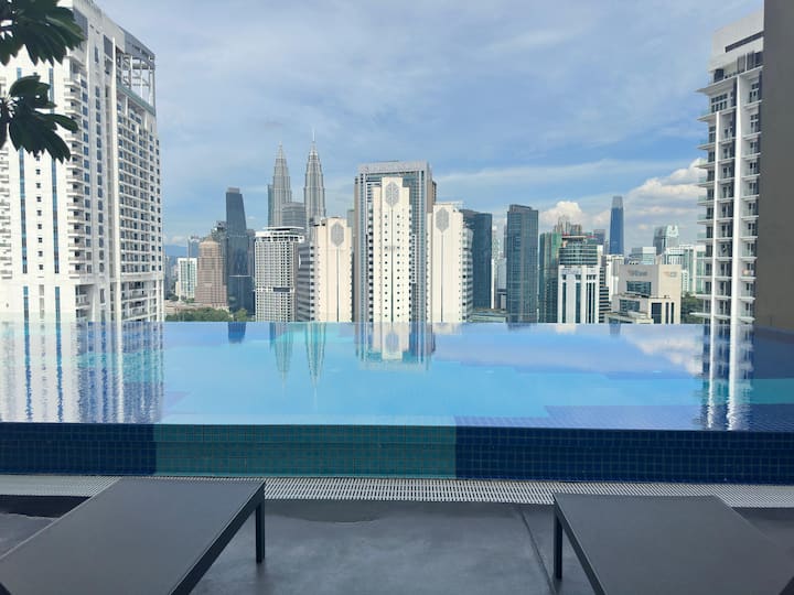 Klcc View Suite, Infinity Pool, Nearby Mrt, Mall - Kuala Lumpur