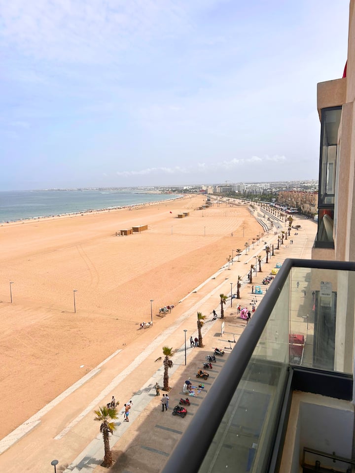 Détente Vue Sur Mer + Piscine -Mohammedia Center - Mohammédia