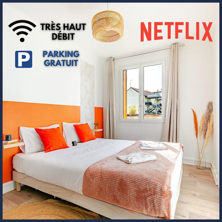 Le Nid Campinois - Bureau - Parking + Canapé Lit - Le Raincy