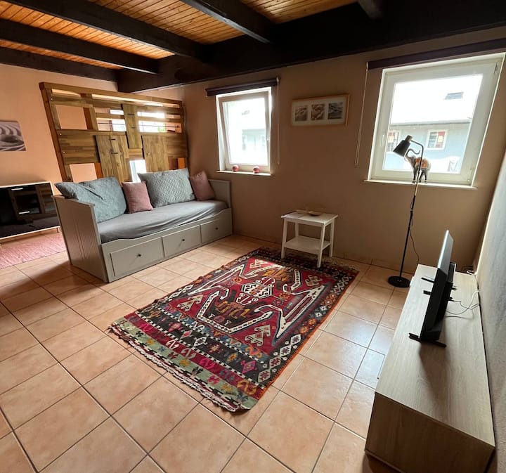 Gemütliche Ferienwohnung In Seenähe Mit Fasssauna - Burg (bei Magdeburg)