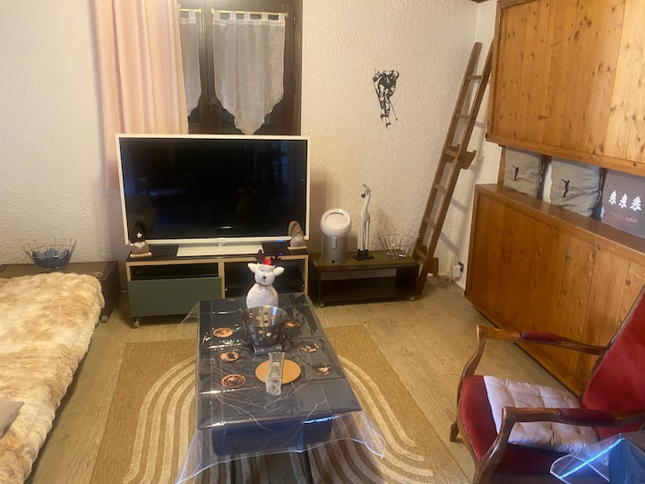 Appartement F2 Au Pied Des Montagnes - Saint-Gervais-les-Bains