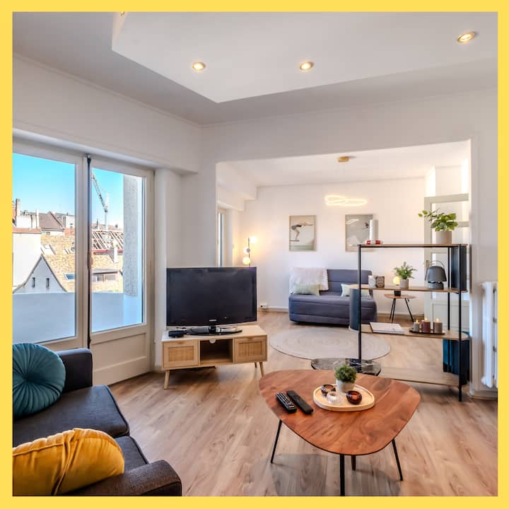 Cocoon Suite Bastion –Historique & Confort Moderne - Thonon-les-Bains