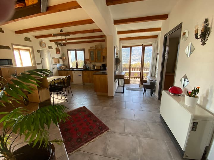 Haut De Chalet Entier - Parfait Avec Les Enfants - Barcelonnette