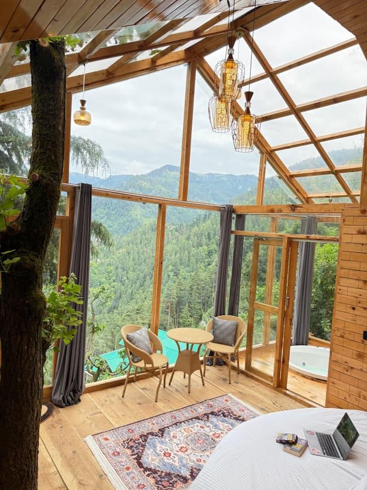Moonlight Nest | Treehouse | Jacuzzi | Jibhi - Jibhi