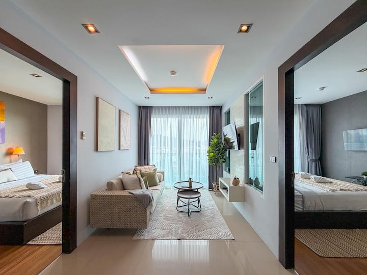 Sea View Cozy Condo Spacious 2 Br Patong Beach - Patong