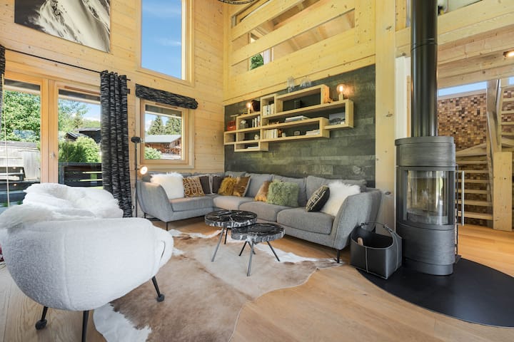 Chalet Mt-blanc View | 8pax | Nordic Bath | Sauna - Haute-Savoie