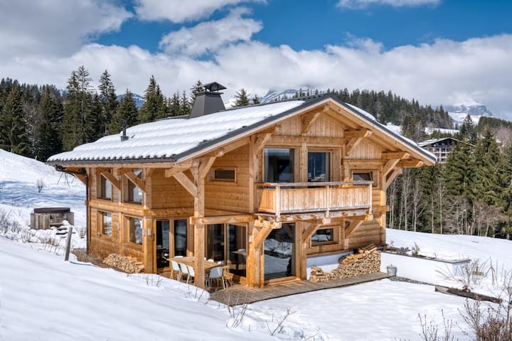 Chalet Vue Mt-blanc | 8pax | Bain Nordique | Sauna - Sallanches