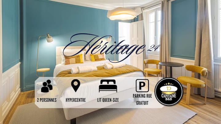 Héritage 24 - Hypercentre - 2 Pers. - Troyes
