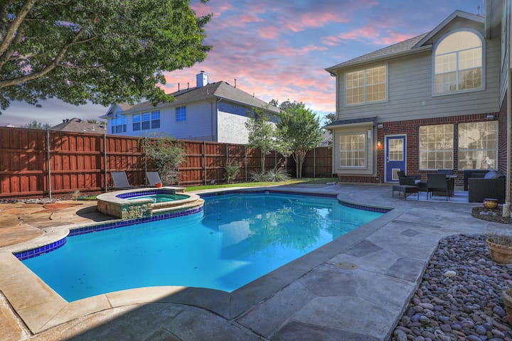 Top-rated Frisco Stay! Pool|sleeps 14|the Star - Plano, TX