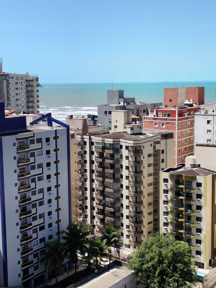 Seu Cantinho Com Vista Para O Mar -Wffi 200m - Praia Grande
