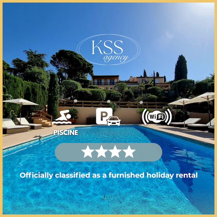 Villa Provençale Classée 4 éToile | 5 Ch | Piscine - Sainte-Maxime