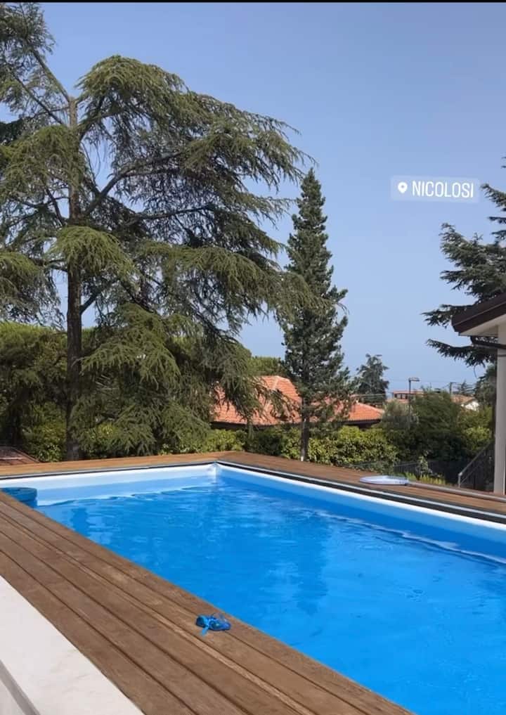 Villa Con Piscina Alle Pendici Dell’ Etna - Nicolosi