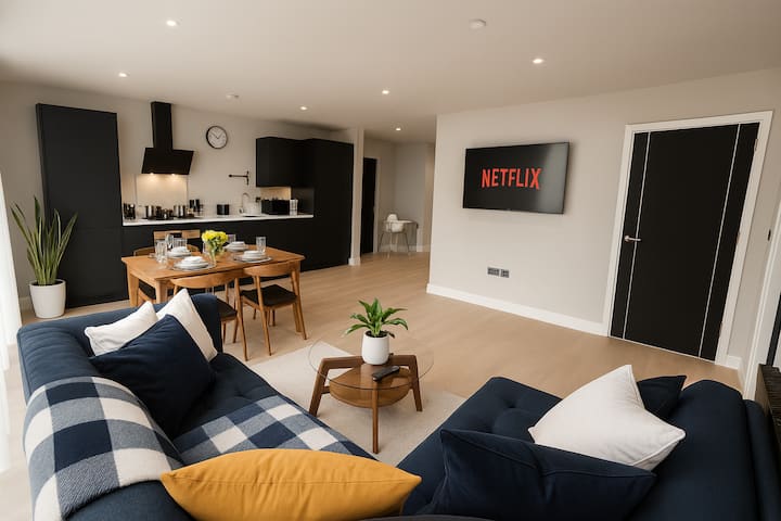 Luxury Birmingham Airport & Nec Apartment - Solihull