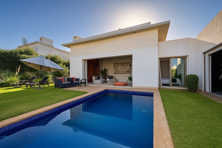 Modern Villa W/ Private Pool, Gym & Sport Courts - Marokko